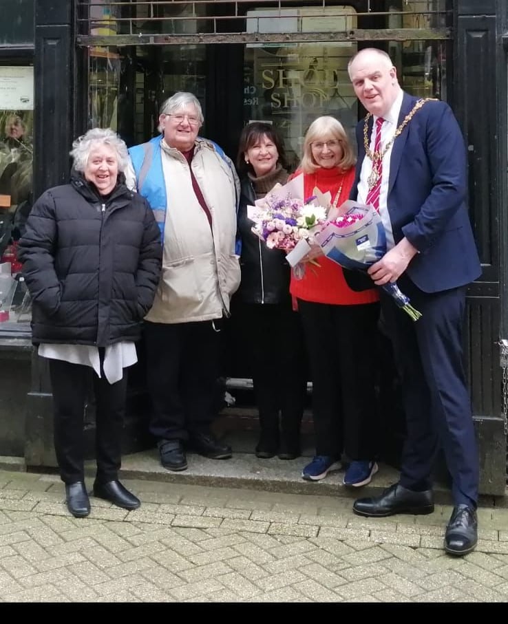 Residents wish Liskeard shop tenant a happy retirement | cornish-times.co.uk
